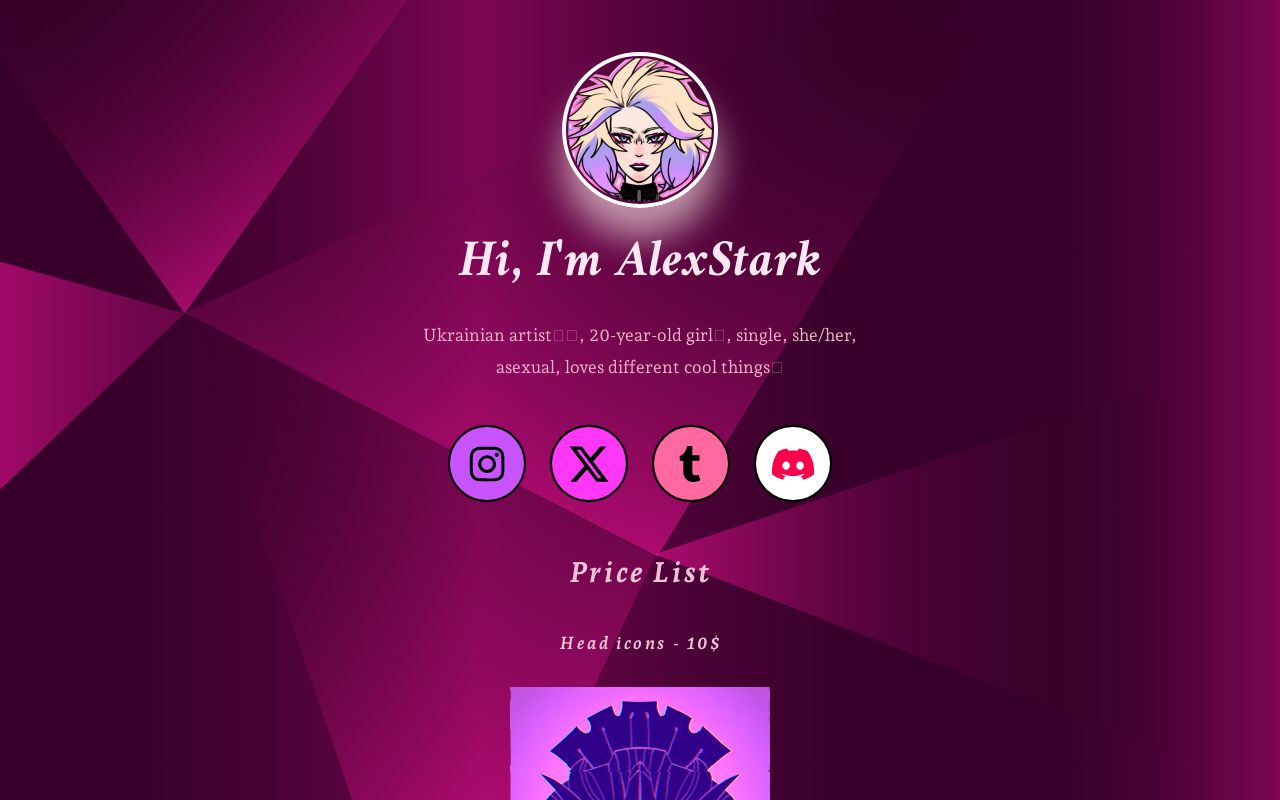 AlexStark's Price List
